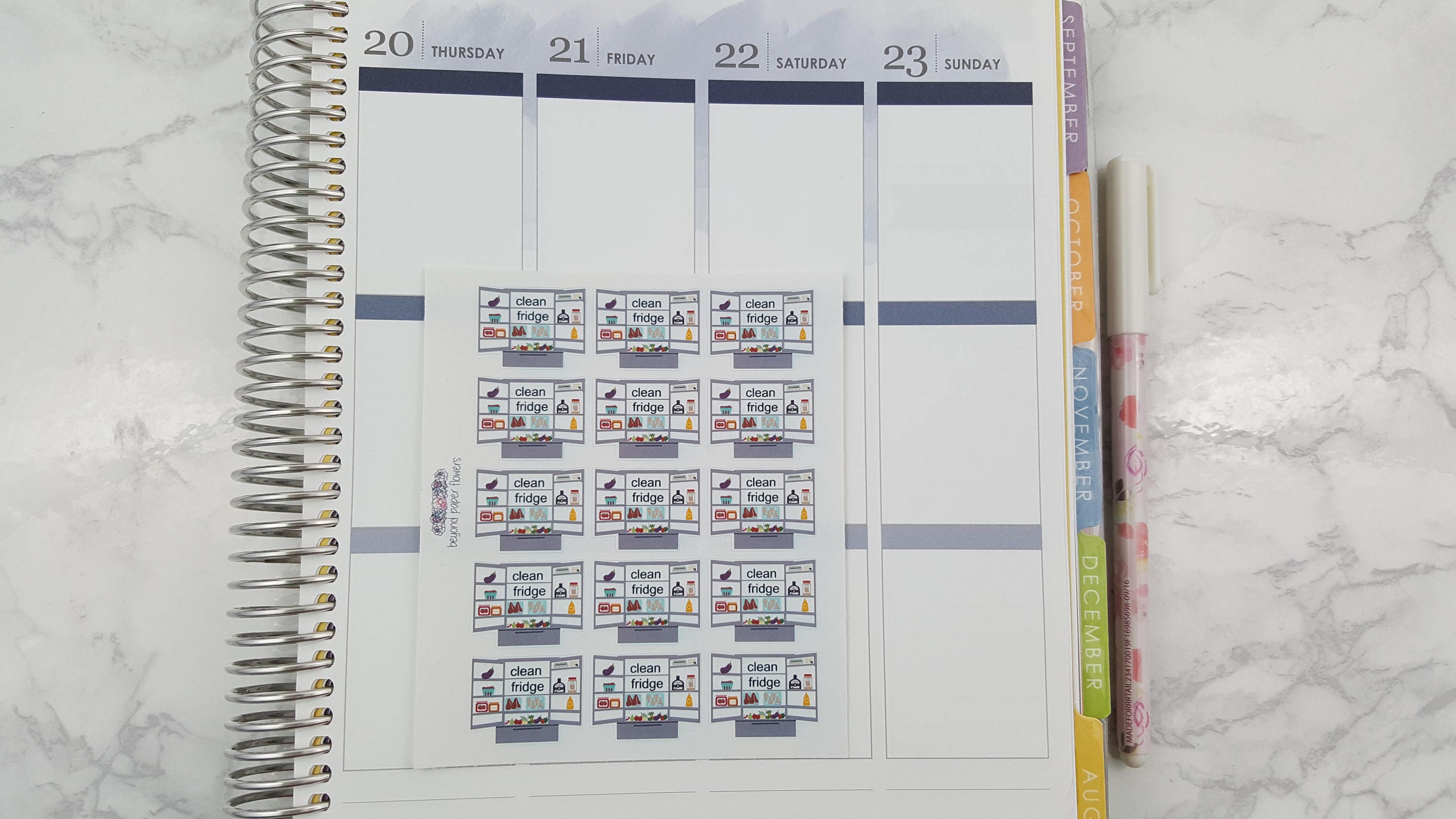 Clean Fridge Reminder Stickers - Etsy Canada