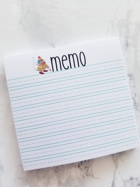 Mouse Memo Sticky Notes - Etsy