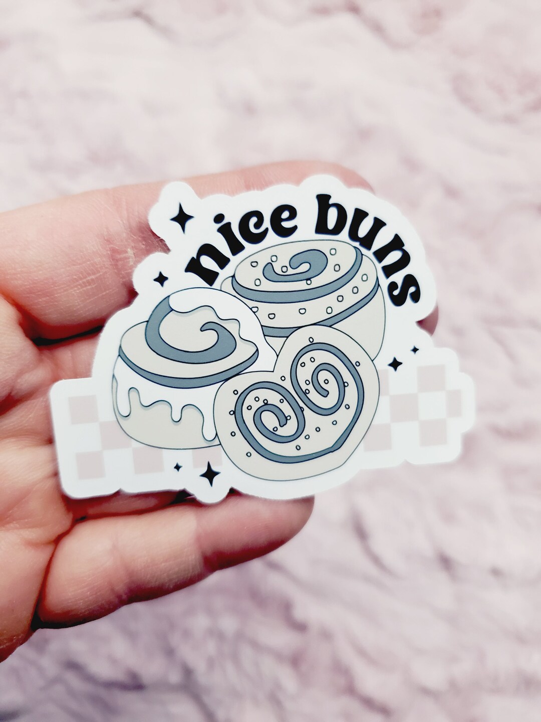 Buns Matte Vinyl Sticker Die Cut - Etsy