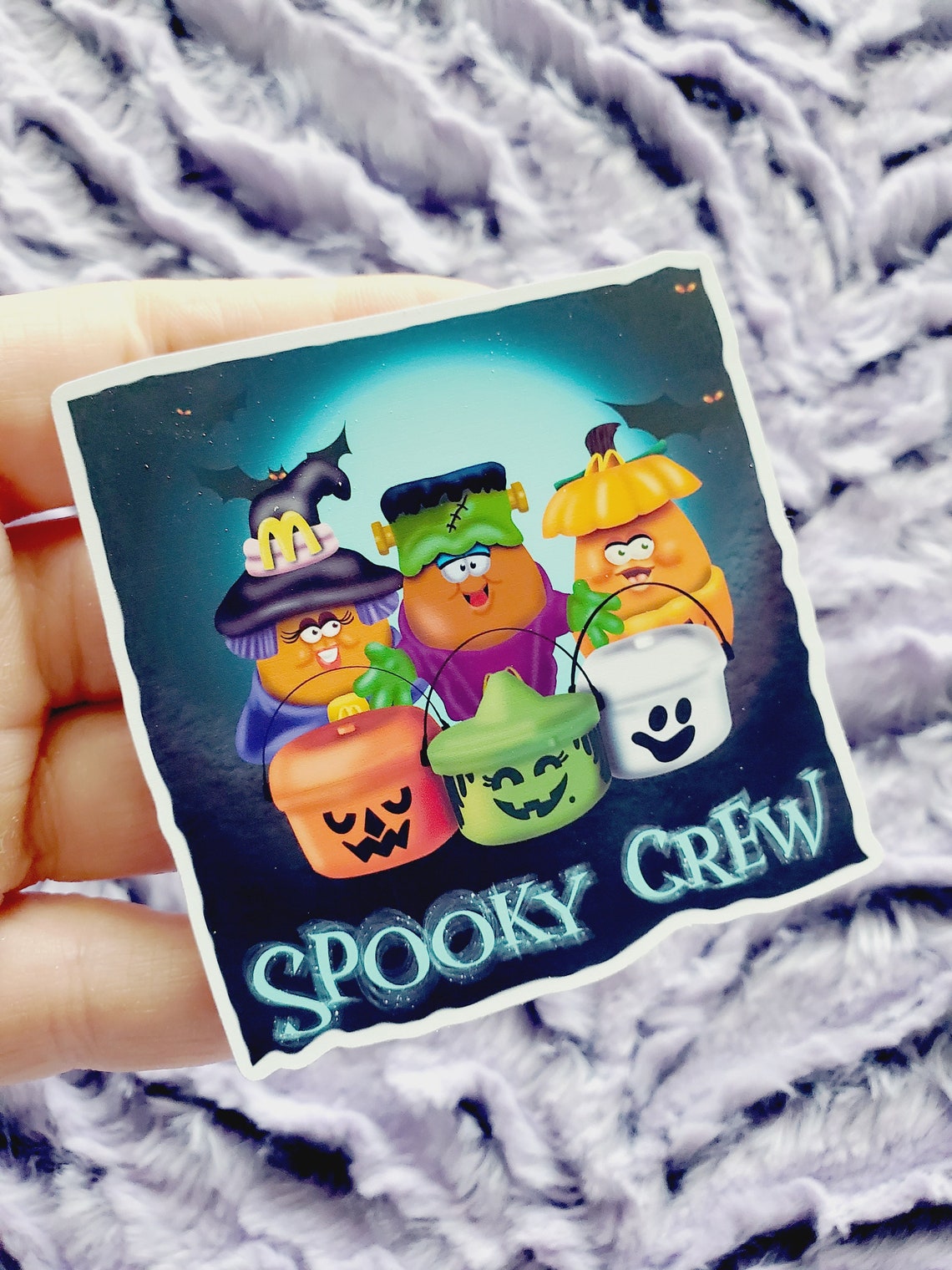 The Spooky Crew Vinyl Sticker Die Cut - Etsy