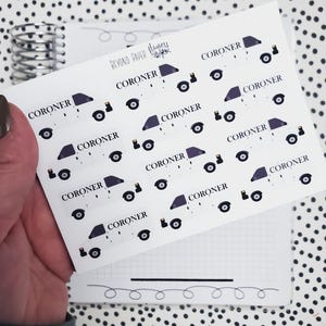 Coroner Van Deco Stickers - Etsy
