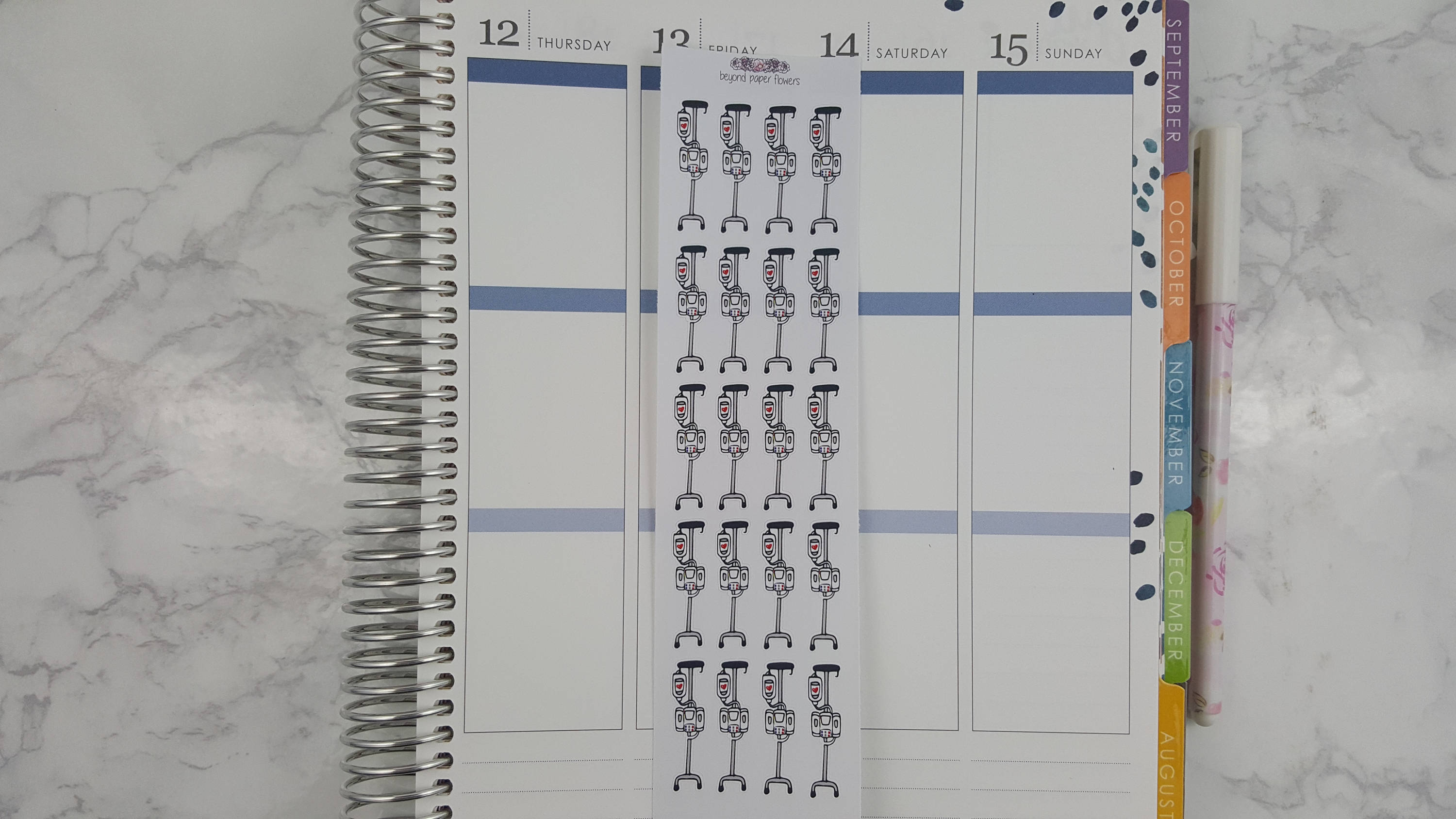 Infusion/iv Pump/medical/treatment Doodle Stickers | Etsy