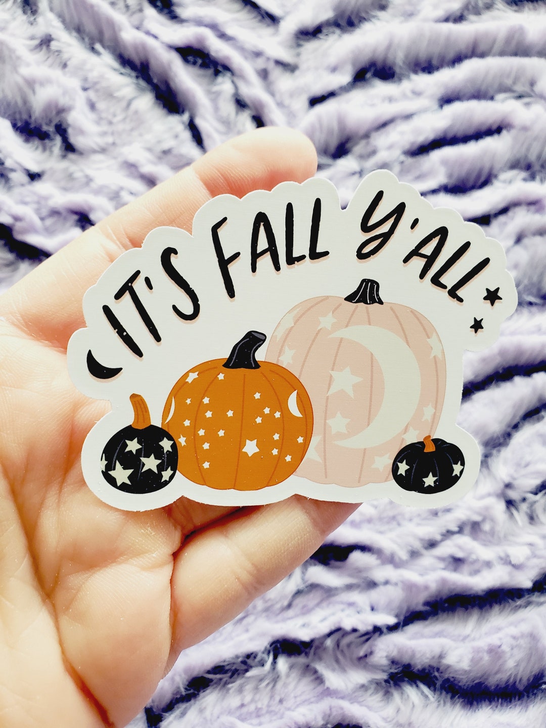 It's Fall Y'all Sticker Die Cut - Etsy