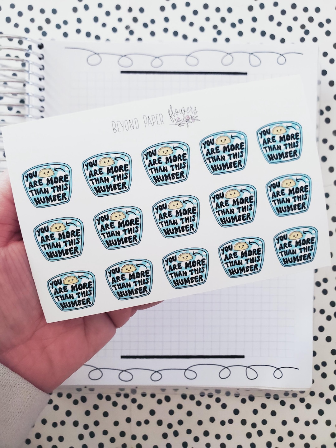 More Than Number Scale... Deco Stickers - Etsy