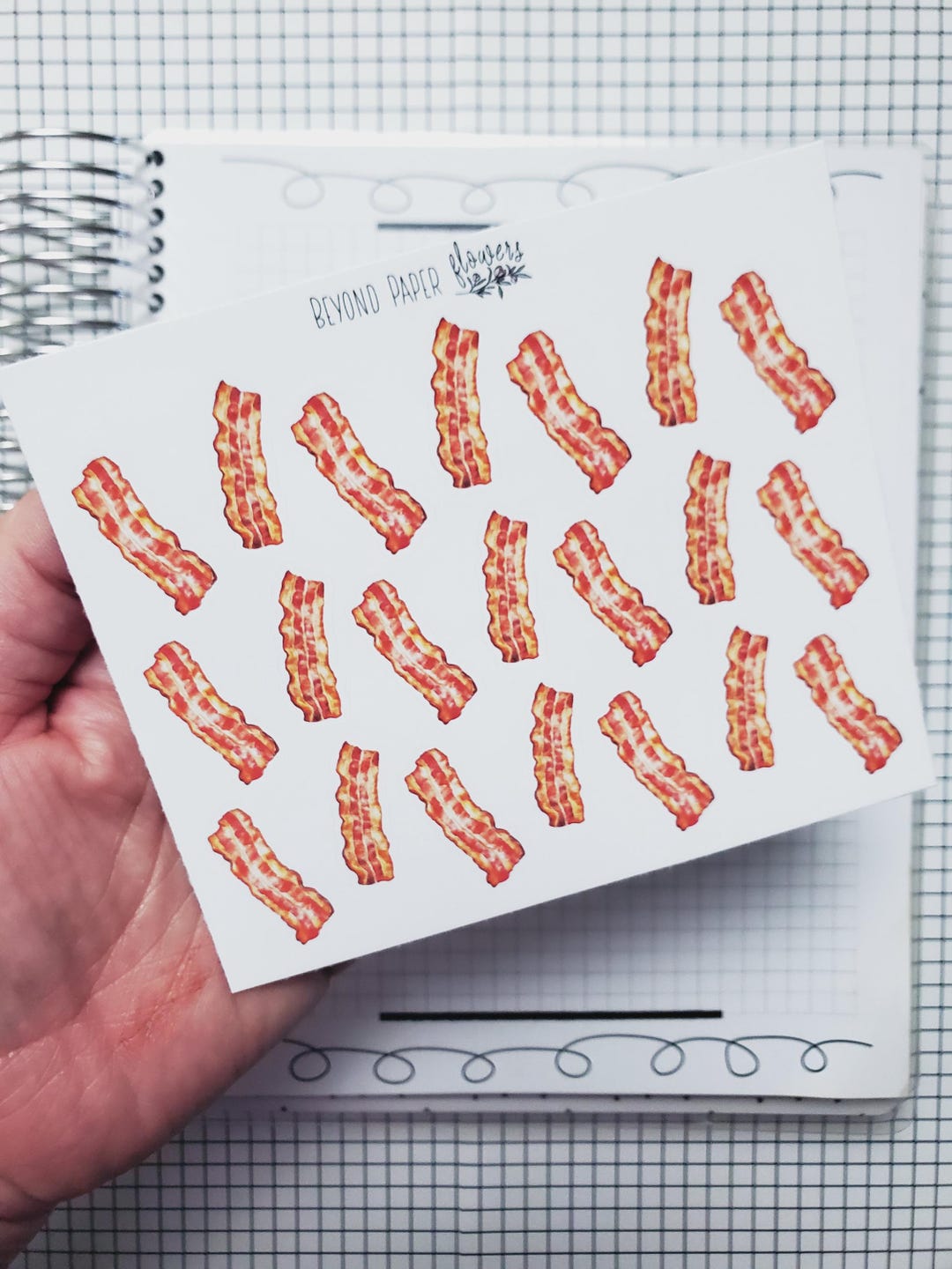 Bacon Deco Stickers - Etsy