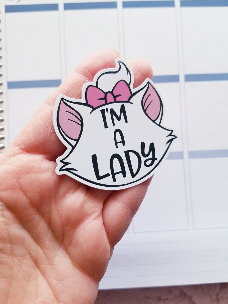 Little Lady Marie Matte Vinyl Sticker Die Cut - Etsy