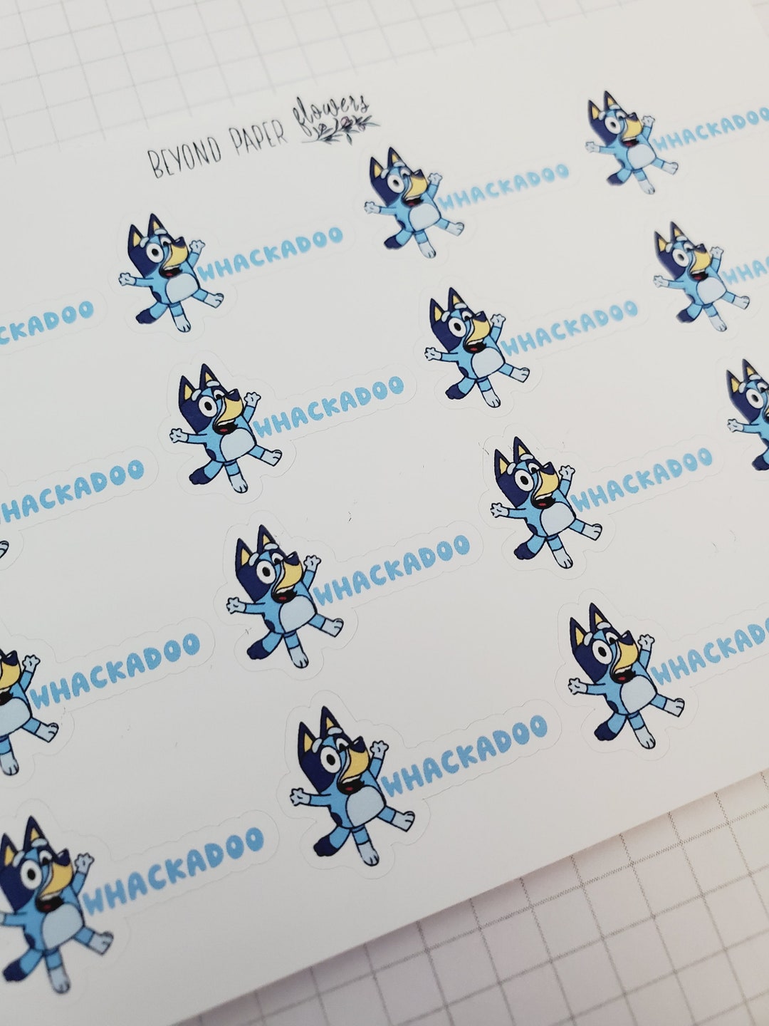 Whackadoo Deco Sticker Sheet - Etsy