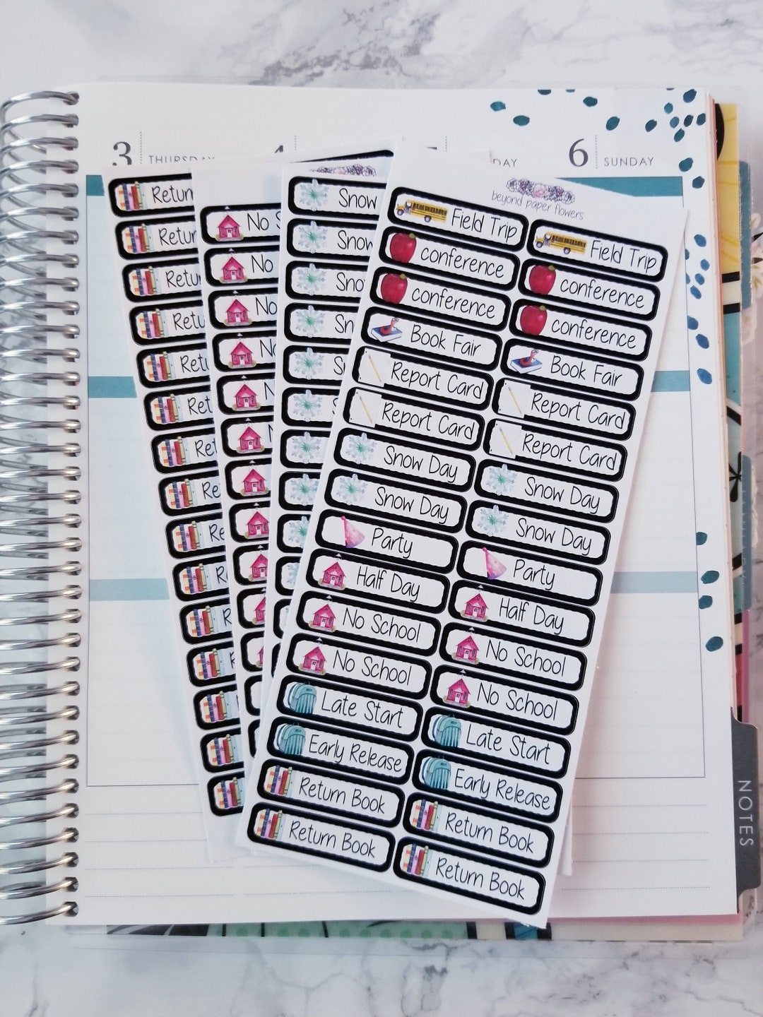 School Mix Stickers - Etsy