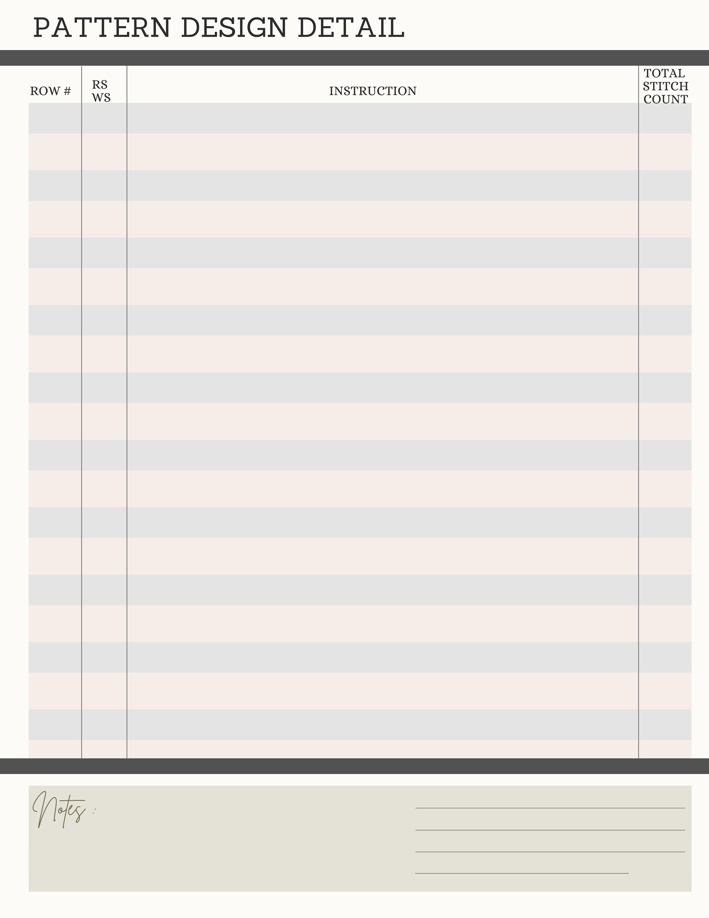 Pattern Creator's Design Work Sheets! Digital! - Etsy