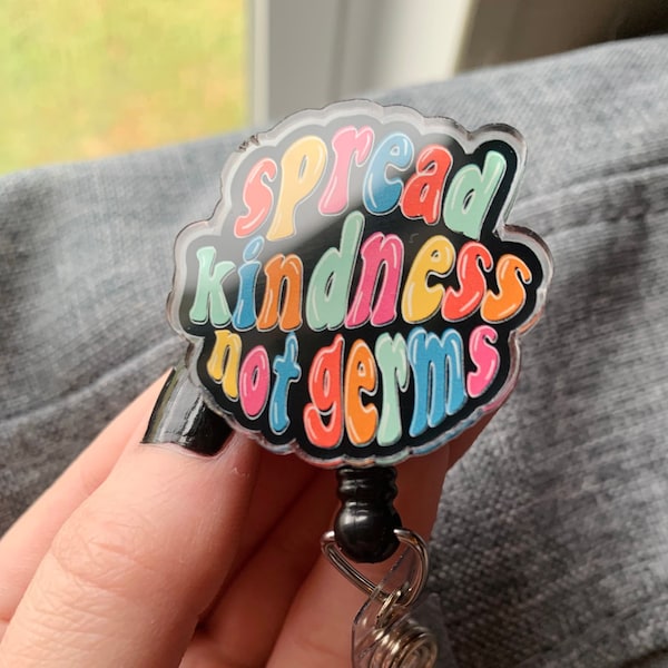 Pretty Badge Holder - Etsy