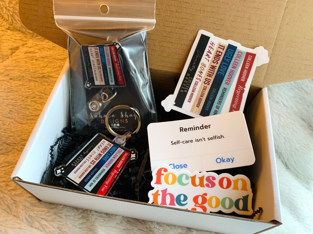 Badge Reel Keychain Sticker Gift Set - Etsy