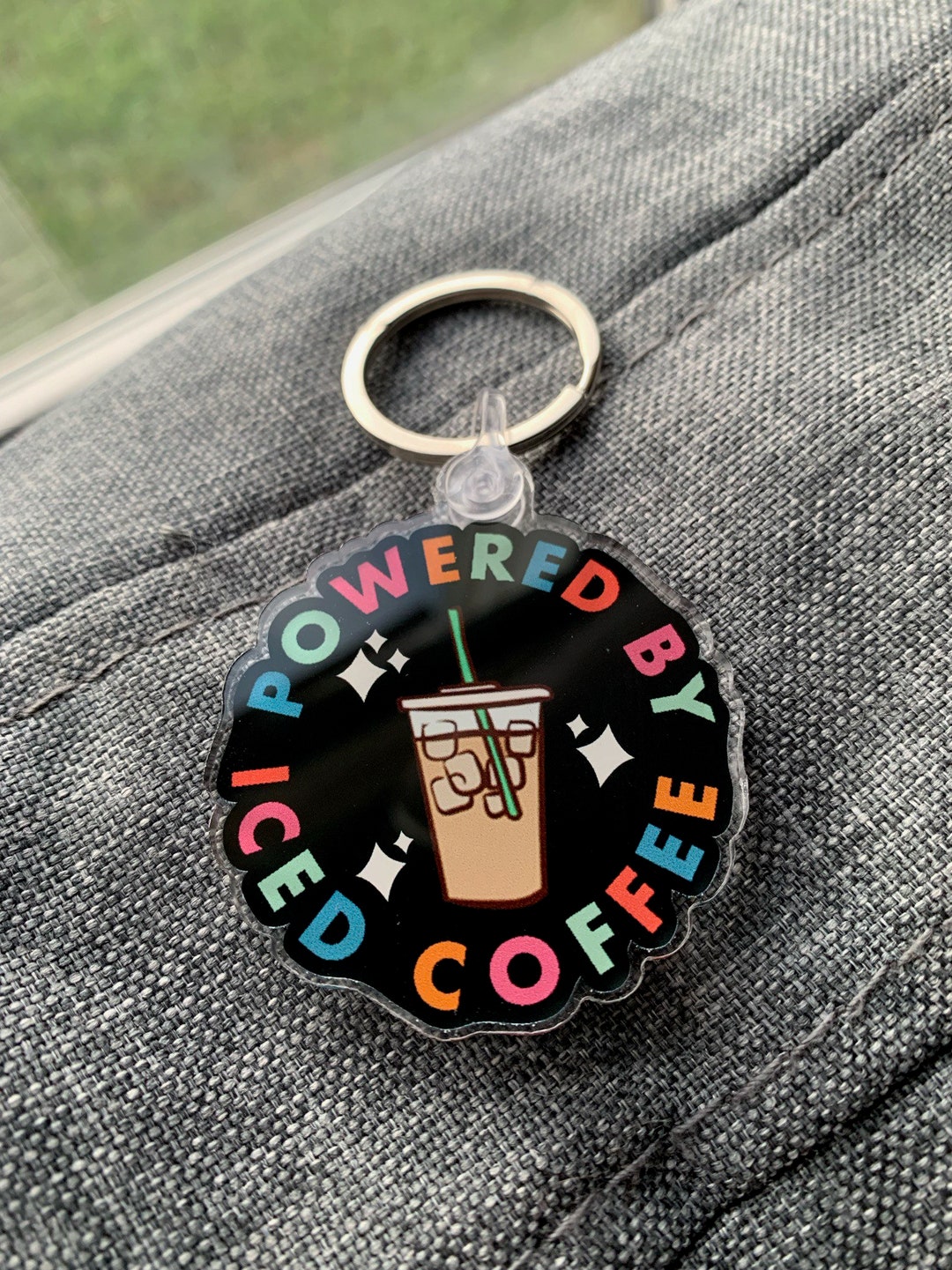 Iced Coffee Keychain Cute Keychain Gift for Coffee Lover - Etsy
