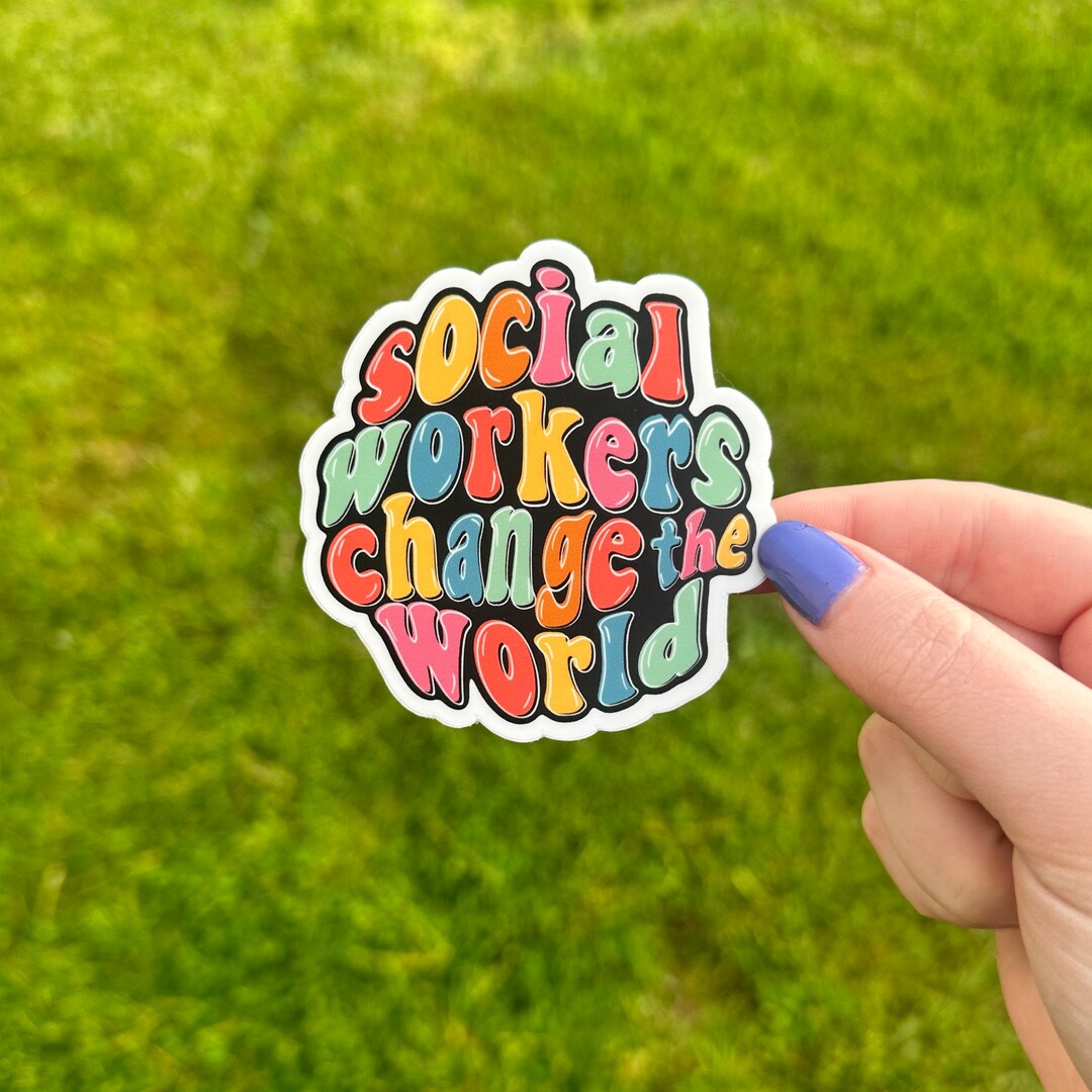 Social Work Sticker | Career Sticker | Cute Sticker | Colorful Sticker ...