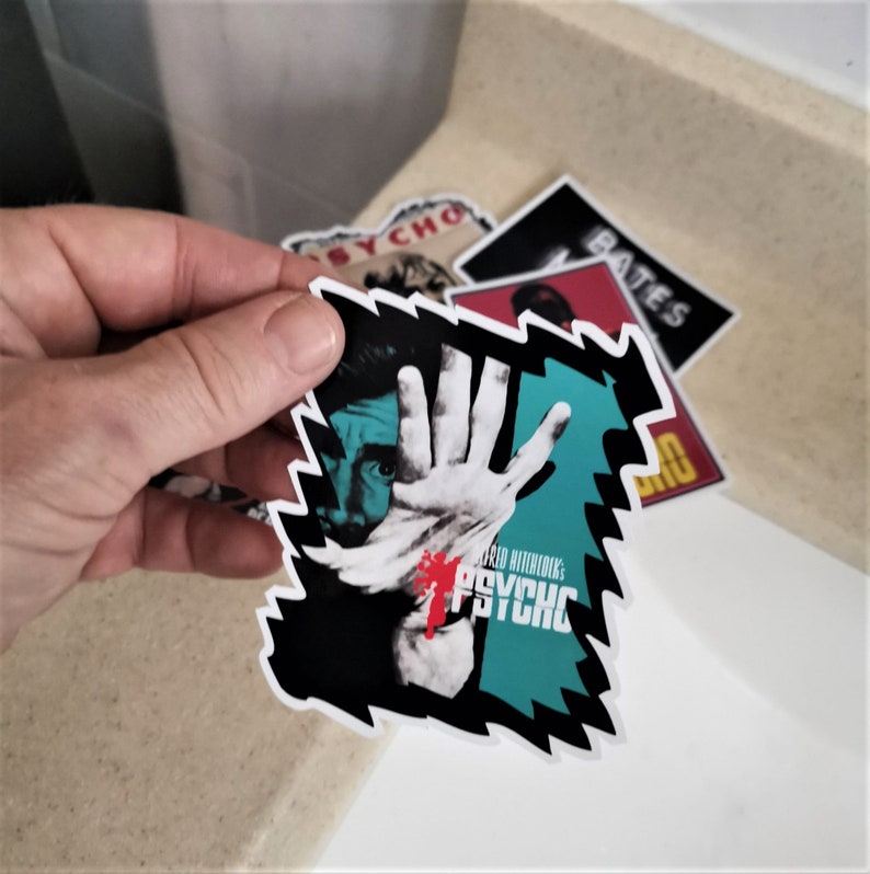 Stickers PSYCHO Vinyl Stickers Laptop Ipad Notebook Guitar - Etsy