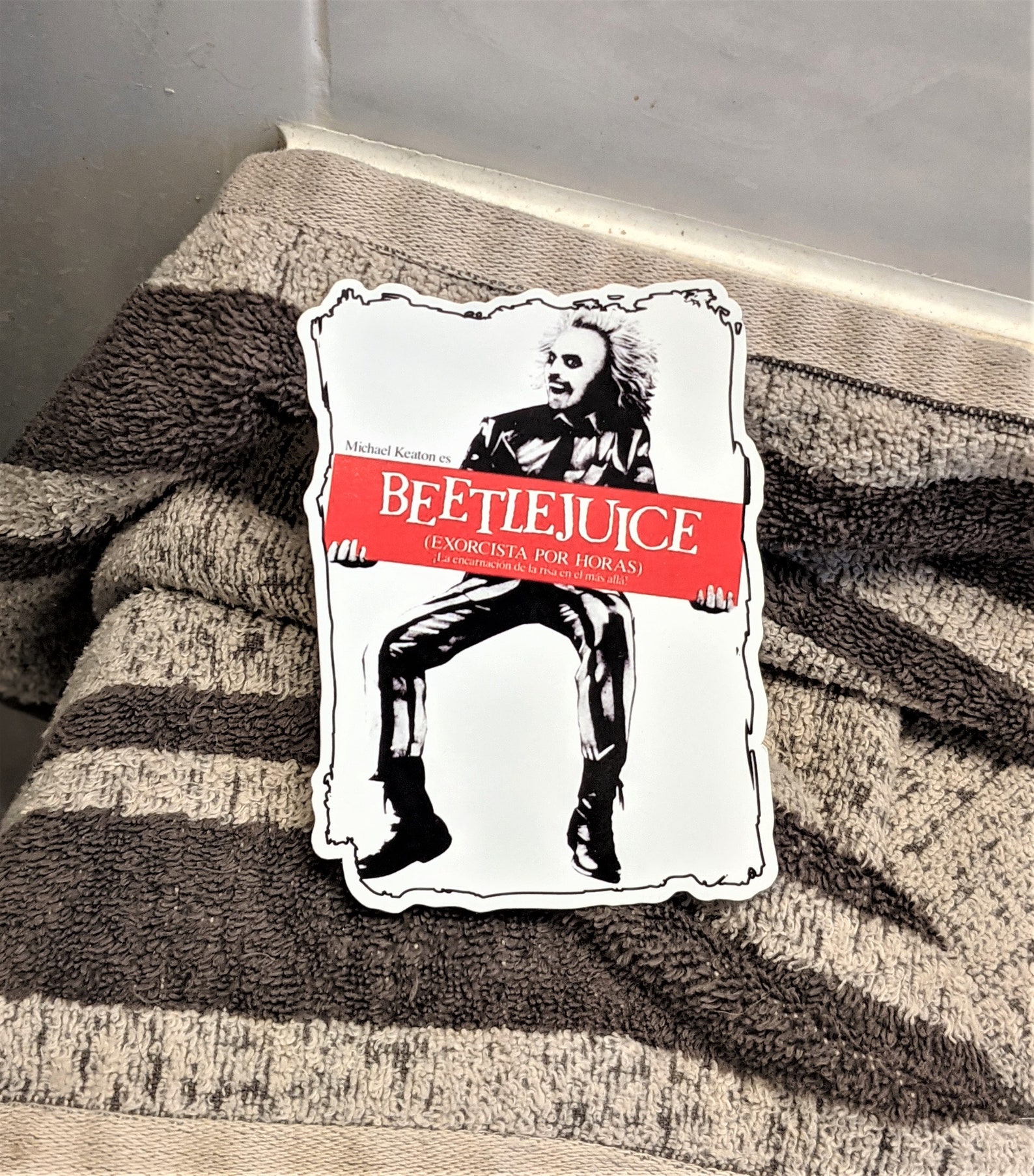 Stickers BEETLEJUICE Vinyl Stickers Laptop Notebook Guitar Case Laptop ...