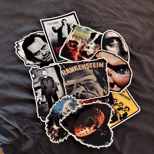 HORROR MOVIE VILLAINS Vinyl Stickers Laptop Notebook Guitar - Etsy