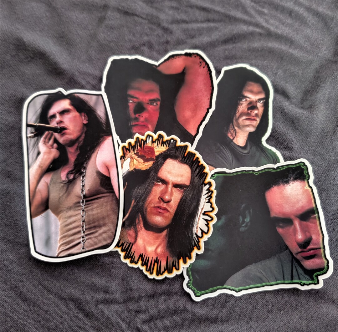 Peter Steele Vinyl Sticker Set of 5 Laptop Notebook Guitar Case Water ...