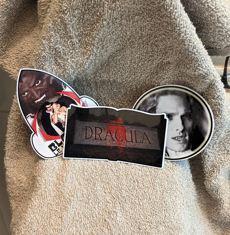 Horror Movie VAMPIRES Vinyl Sticker Set of 10 Laptop iPad Notebook ...