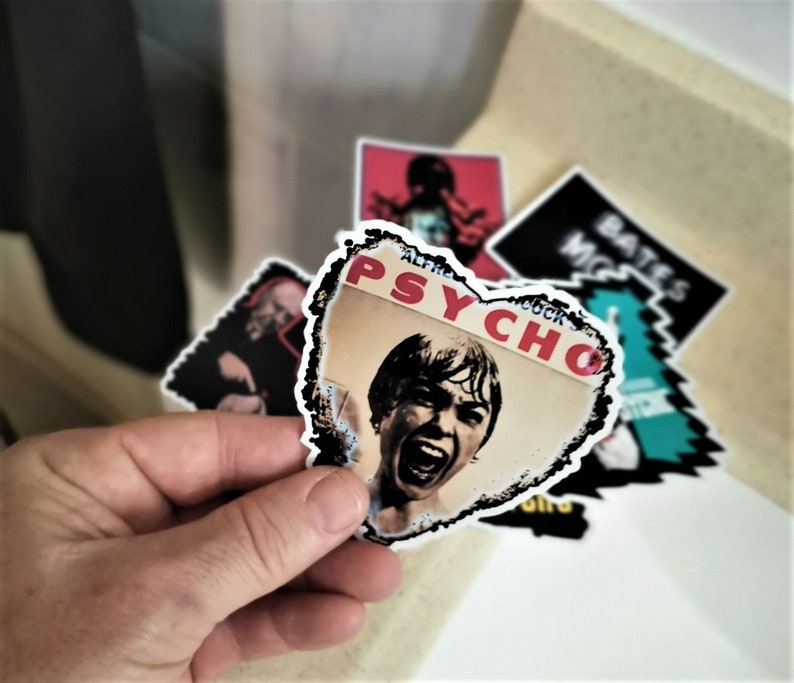 Stickers PSYCHO Vinyl Stickers Laptop Ipad Notebook Guitar - Etsy