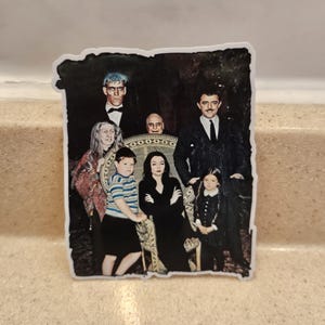 Addams Family Vinyl Stickers Laptop Notebook Guitar Case Water Bottle ...