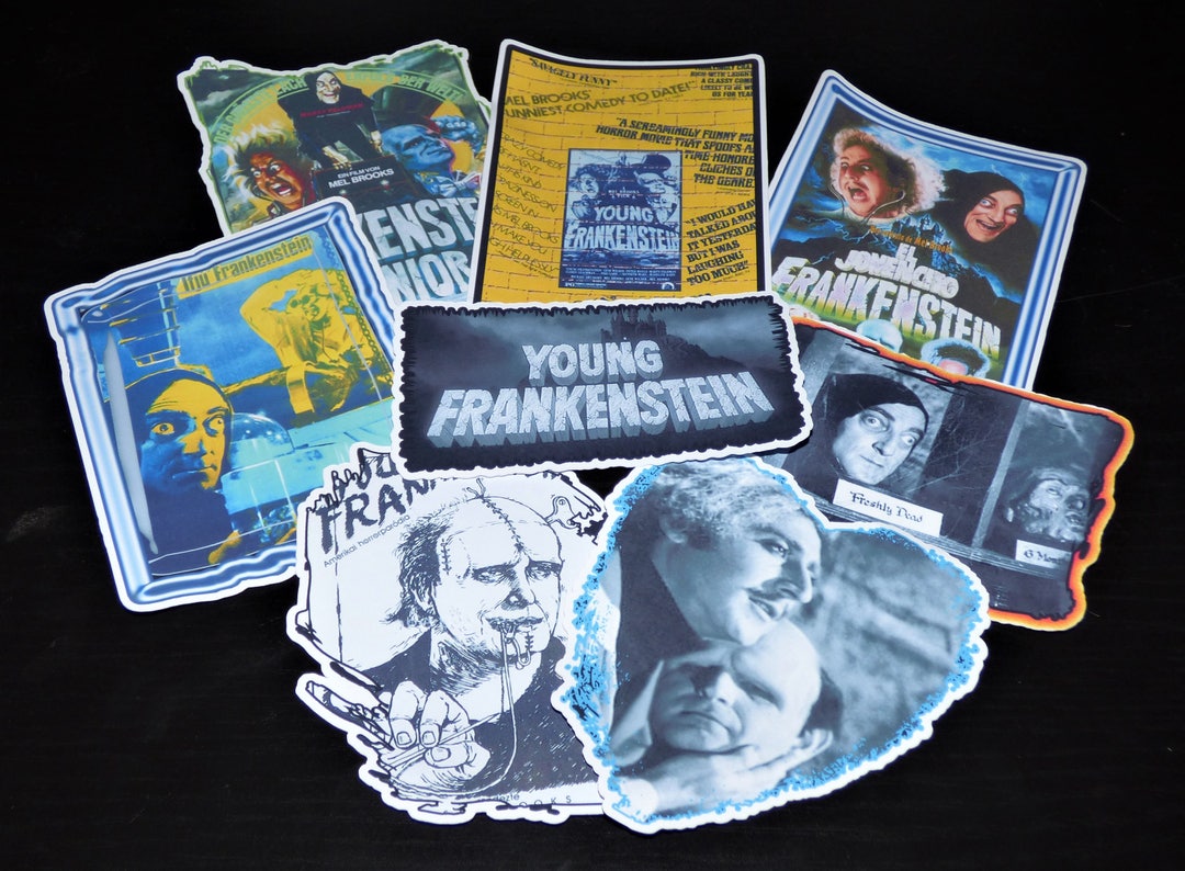 YOUNG FRANKENSTEIN Vinyl Stickers Decal Laptop Car Truck Light Pole ...
