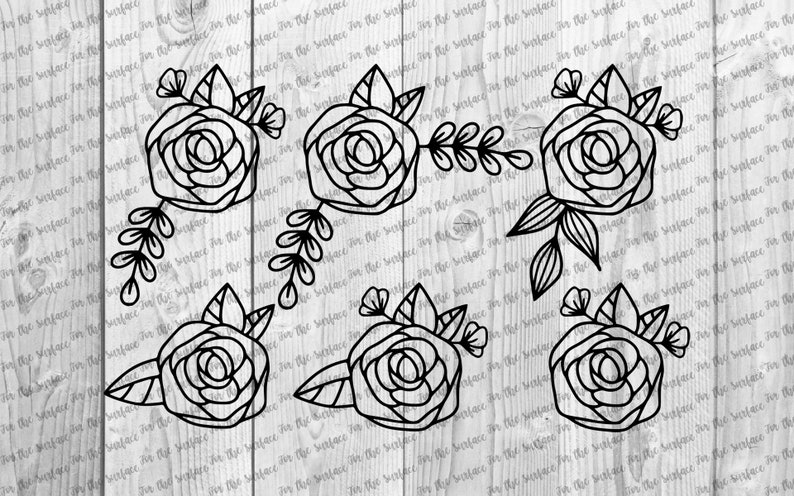 Accent svg Floral svg Accent svg Bundle svg Bundle - Etsy España