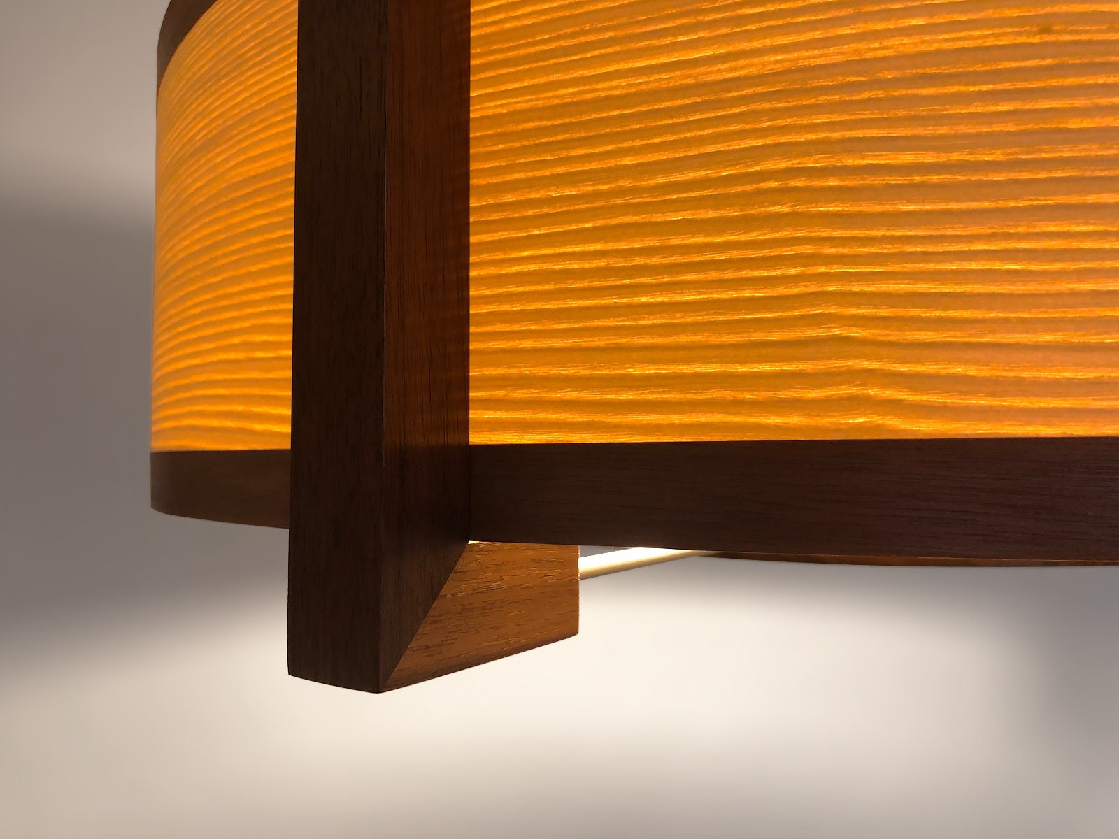Ceiling Light From Wood in Contemporary Style - Model "kulindros Xl" - Etsy