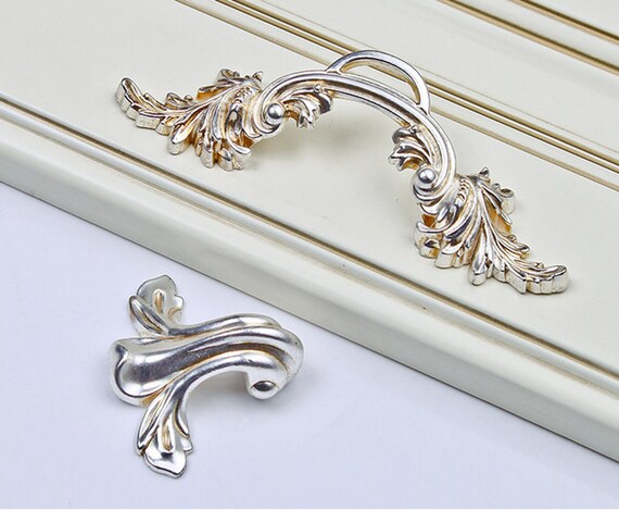 1.26 2.5 Antique Silver Kitchen Cabinet Handle - Etsy