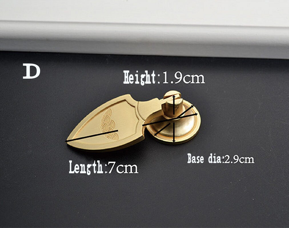 Gold Ring Pulls Drawer Pull Knob Handles Dresser Pulls Handle - Etsy