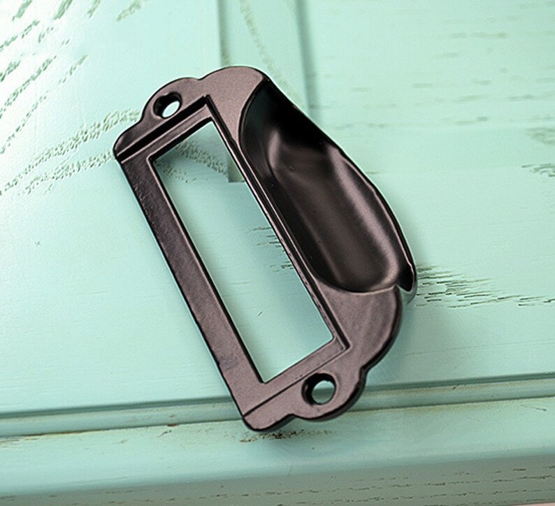 Label Box Handle Vintage Door Handles Pulls Drawer Handles | Etsy