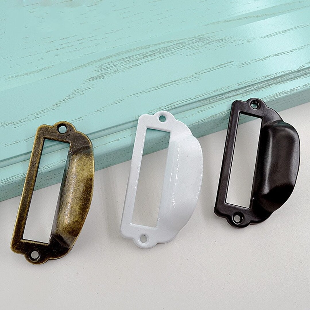 Label Box Handle Vintage Door Handles Pulls Drawer Handles Pulls Knobs ...