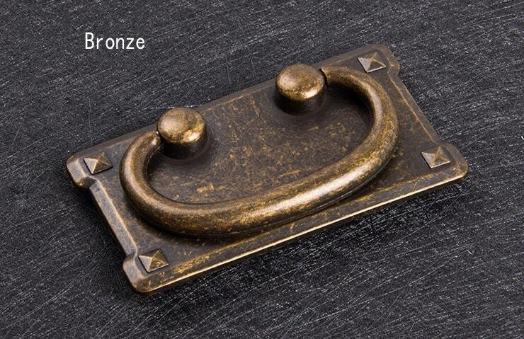 Rectangle Vintage Door Handle Drawer Pulls Knob Handle Dresser | Etsy