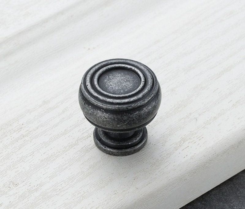 3 3.75 5 Iron gray Drawer Handles knob | Etsy