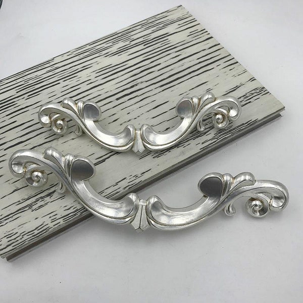 Silver Drawer Pulls - Etsy