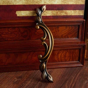 2.5" 3.75" 5" Cupboard Handle Carving Handle Drawer Handles Pulls Knob ...