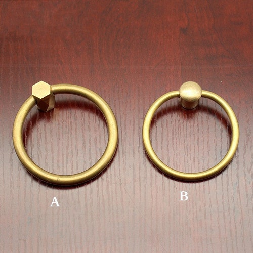 Drop Ring Drawer Pull Knob Handles Dresser Pulls Cabinet Door - Etsy