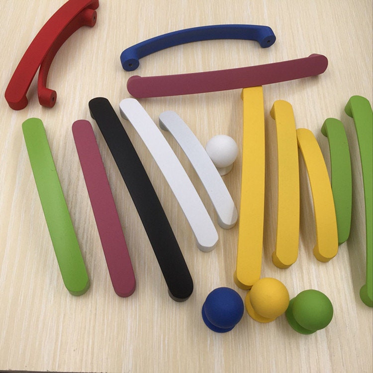 3.75 5 Colorful Children's Room Handles Drawer - Etsy