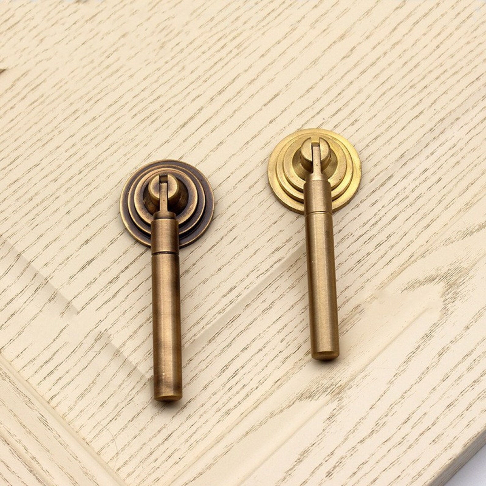 Antique Brass Pendant Handles Pulls Door Handle Drawer Pulls - Etsy