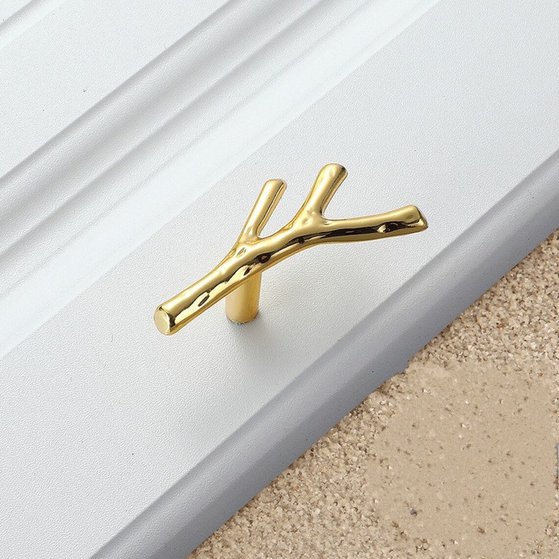 3.75 5 Gold Branch Handles Knobs Drawer Door Pulls - Etsy