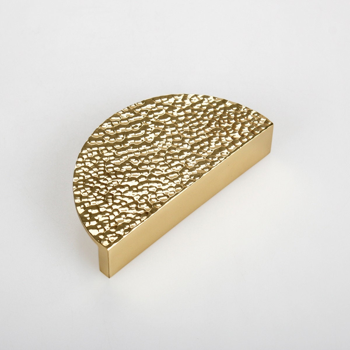 2.5 Brass Semi-circle Drawer Handles Pulls Gold Dresser - Etsy