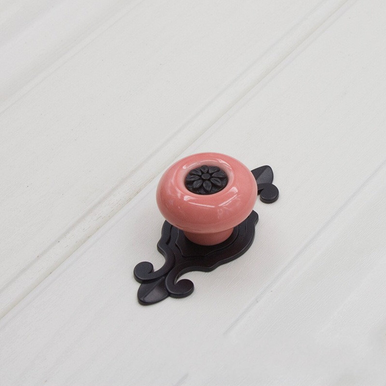 Pink Ceramics Handles Knobs Pulls Door Handle Drawer Pulls - Etsy