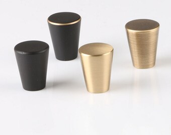 Black Door Knobs Pulls Brass Cylinder Knobs Pulls Drawer Knobs Pulls Dresser Handle Knob Cabinet ...