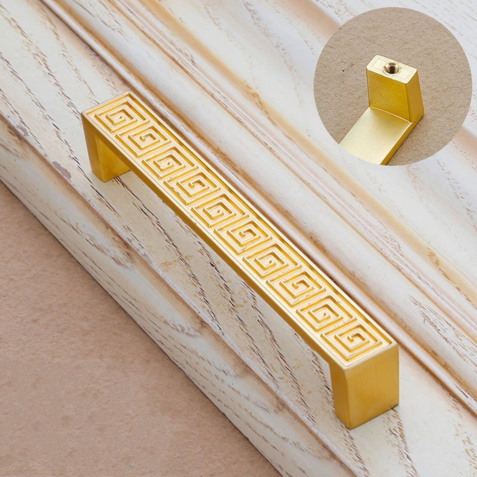 3.75 5 Brushed Gold Drawer Handles Pulls Knob - Etsy