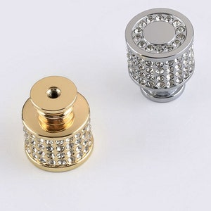 Square Cube Crystal Knobs Pulls Modern Door Handles Knobs Drawer Handles Pulls Knobs Dresser ...