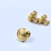 Round Single Hole Knobs Brass Door Handle Gold Drawer Pulls - Etsy