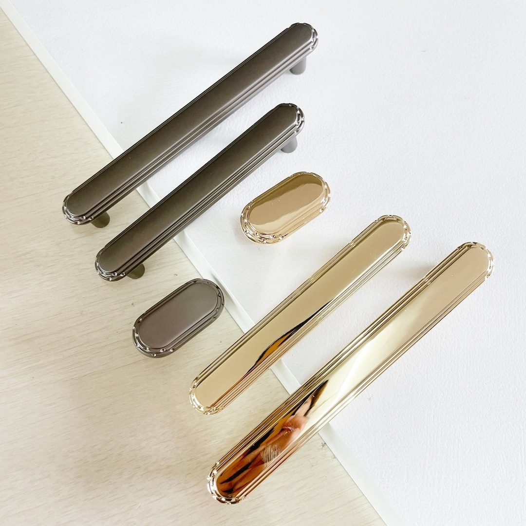 Brief Vogue Wardrobe Handles Drawer Door Handles Pulls Oval - Etsy