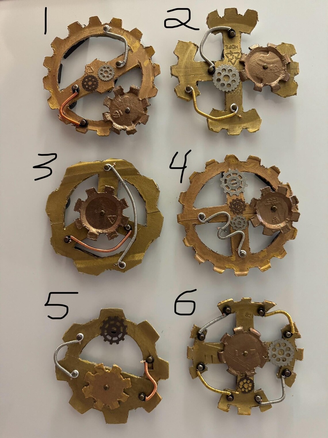 Steampunk Inspired Refrigerator Magnets - Etsy