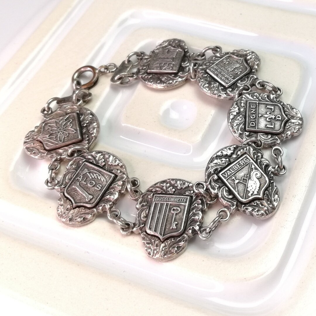 Souvenir of France Bracelet Vintage French Resorts Jewellery Romantic ...