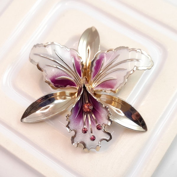 Orchid Lapel Pin - Etsy