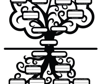 Adoptive Family Tree Template - Etsy